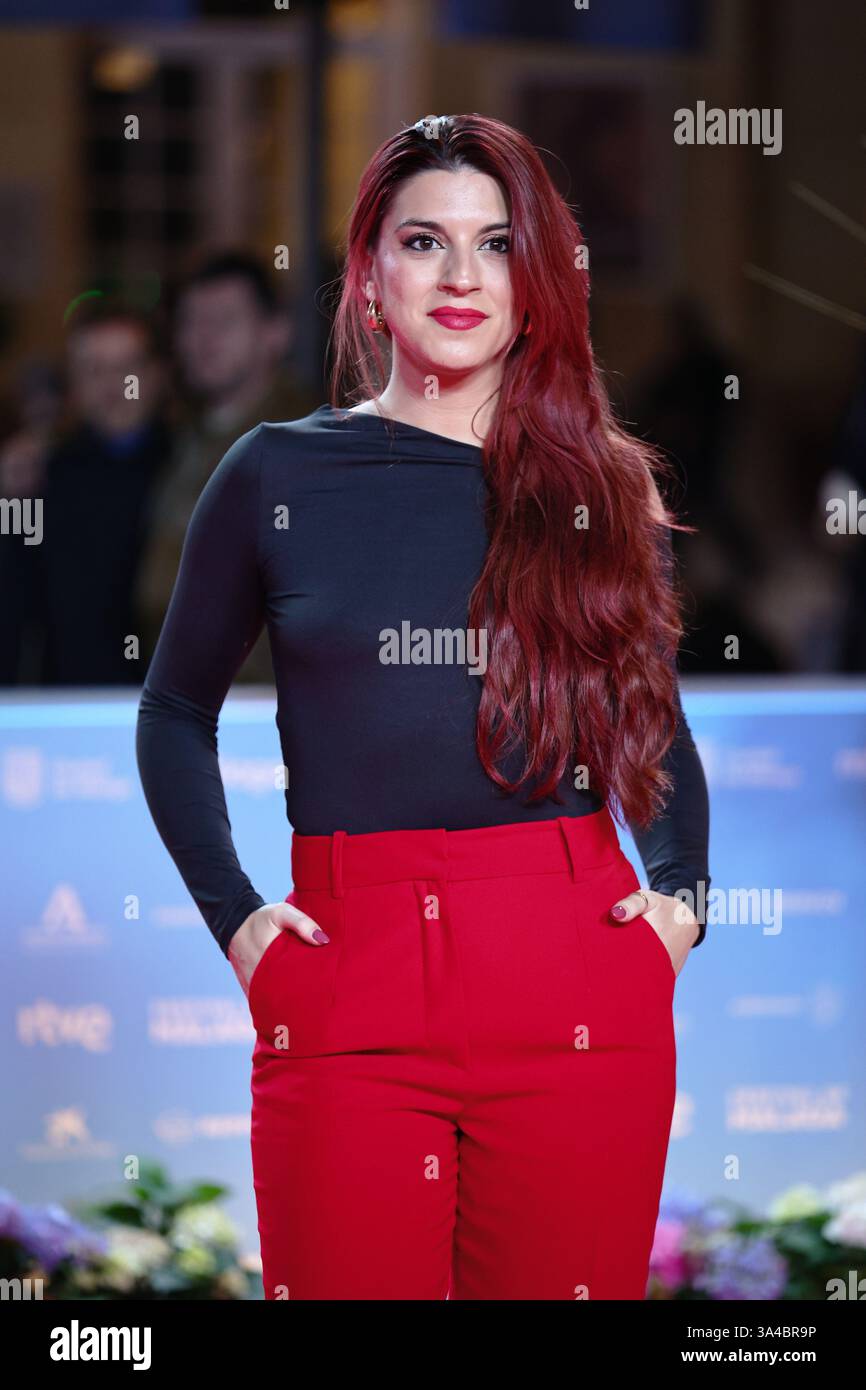 Sandra Miret attends the red carpet of the Málaga Talento Gala at the ...