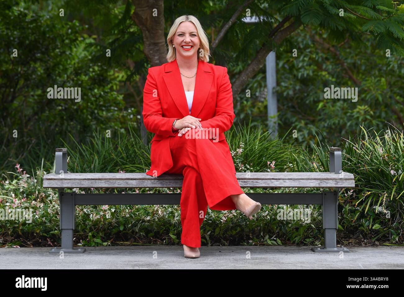Labor Candidate for Bonner Kara Cook poses for a photograph in Brisbane ...