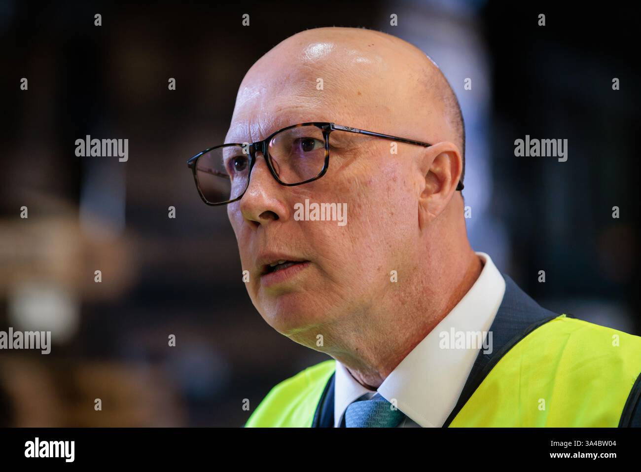 The Leader of the Opposition Peter Dutton speaks during a press ...