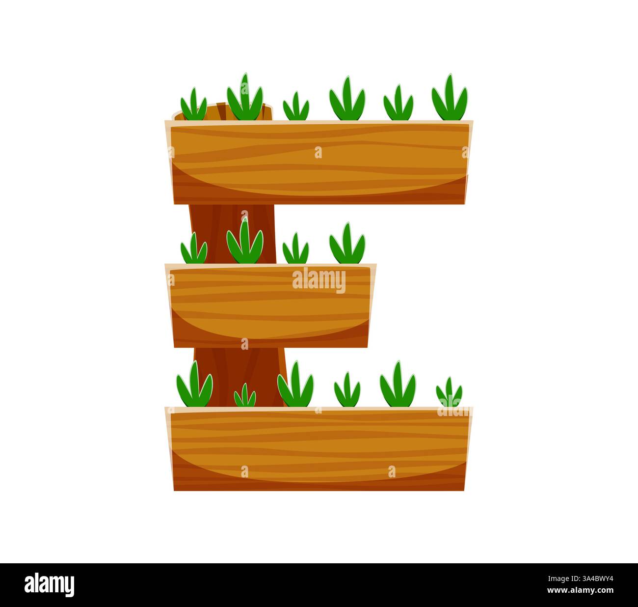 Farm font cartoon type for agriculture typeface, vector English ...