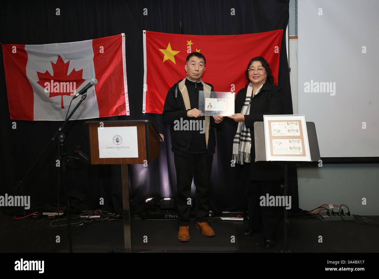 Commemoration of the 135th anniversary of bethunes birth hi-res stock ...