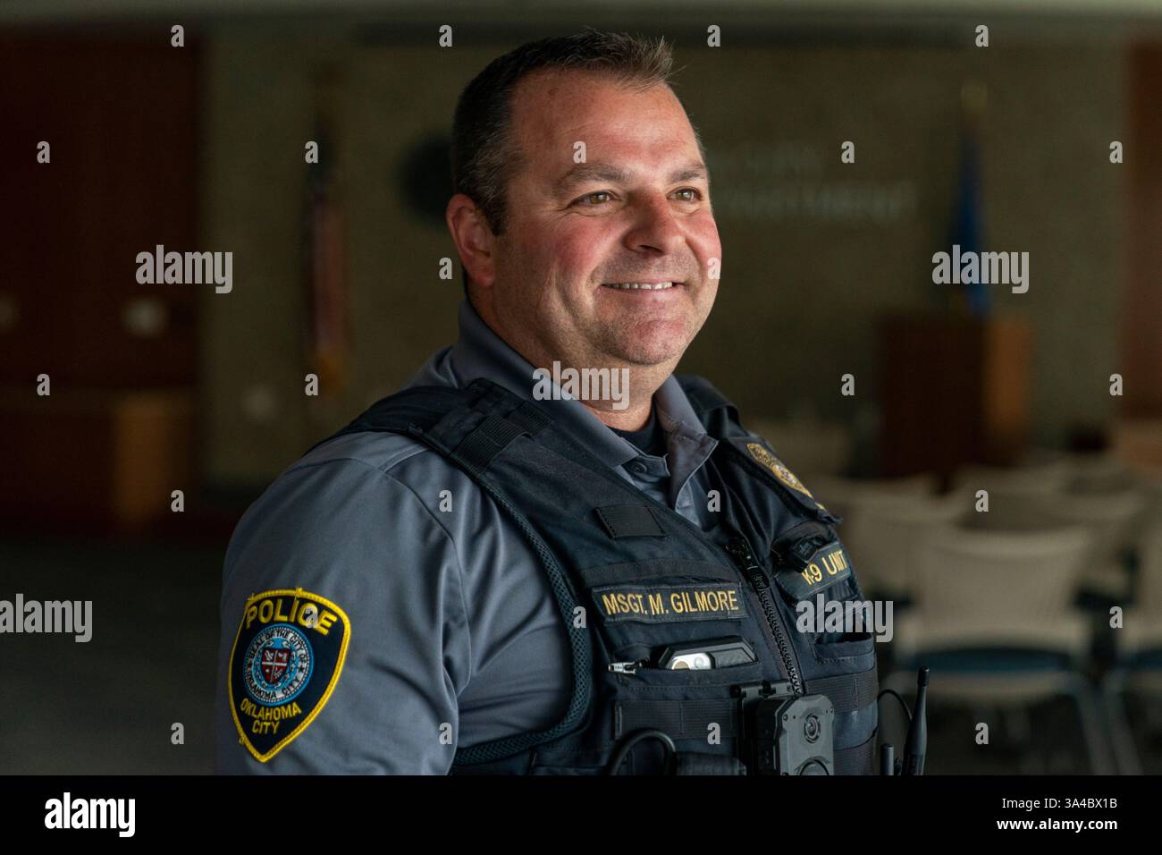 MSGT Matt Gilmore, who is one of the officers using Axon's Draft One AI ...