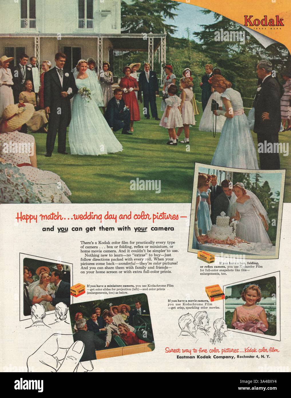 1953 u s magazine kodak film advert hi-res stock photography and images ...