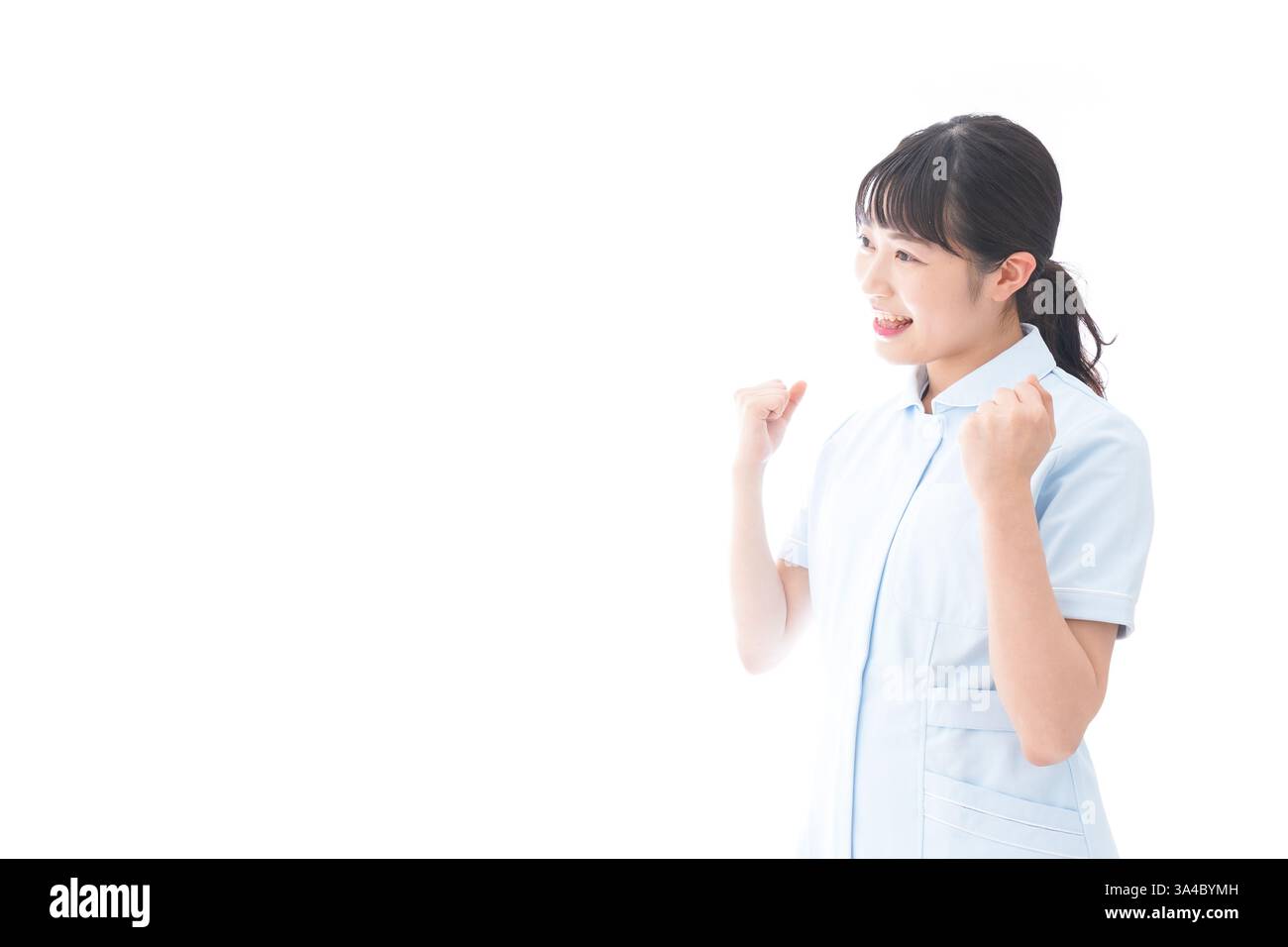 Young nurse posing with guts Stock Photo - Alamy