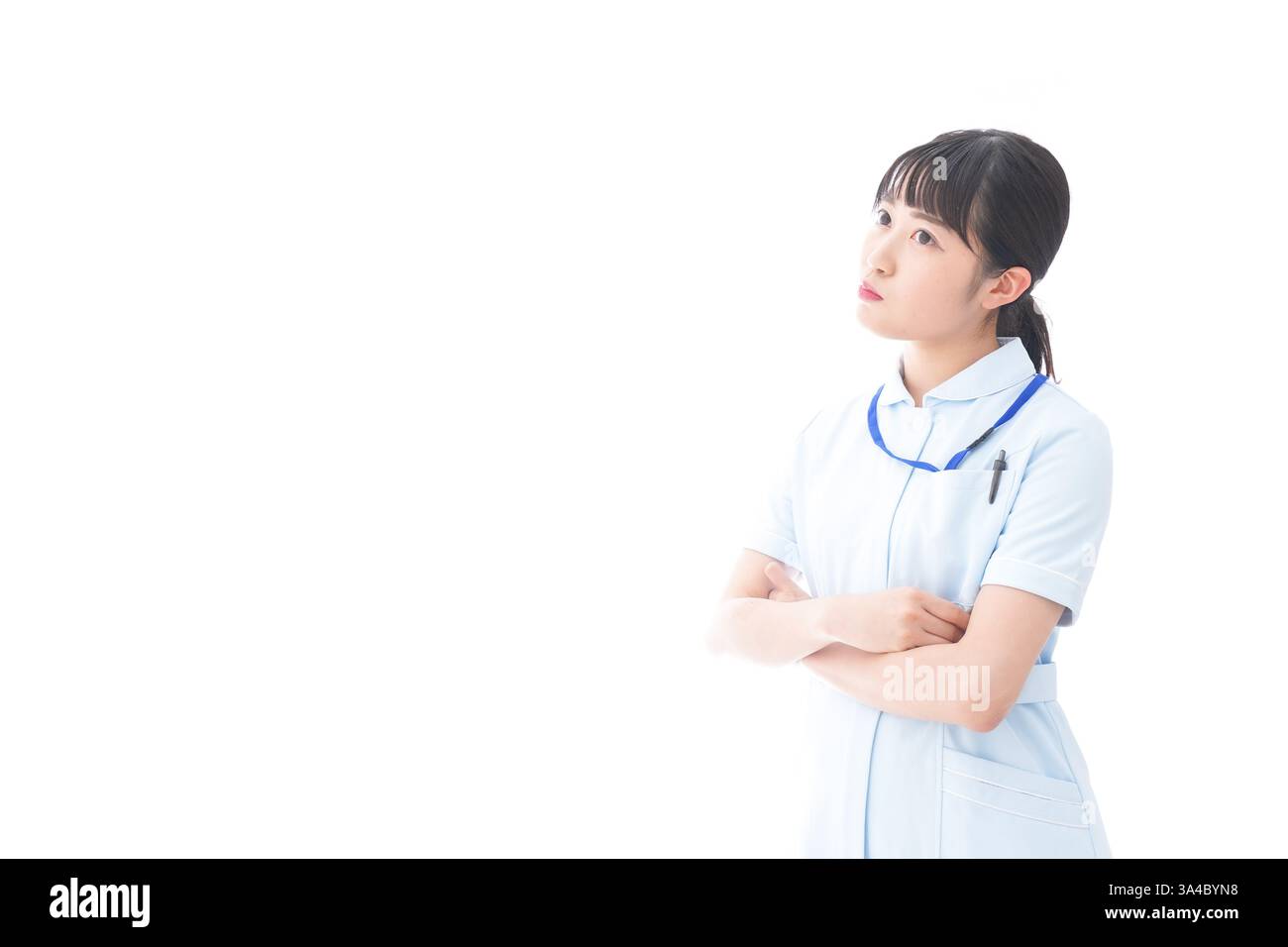 Angry young nurse Stock Photo - Alamy