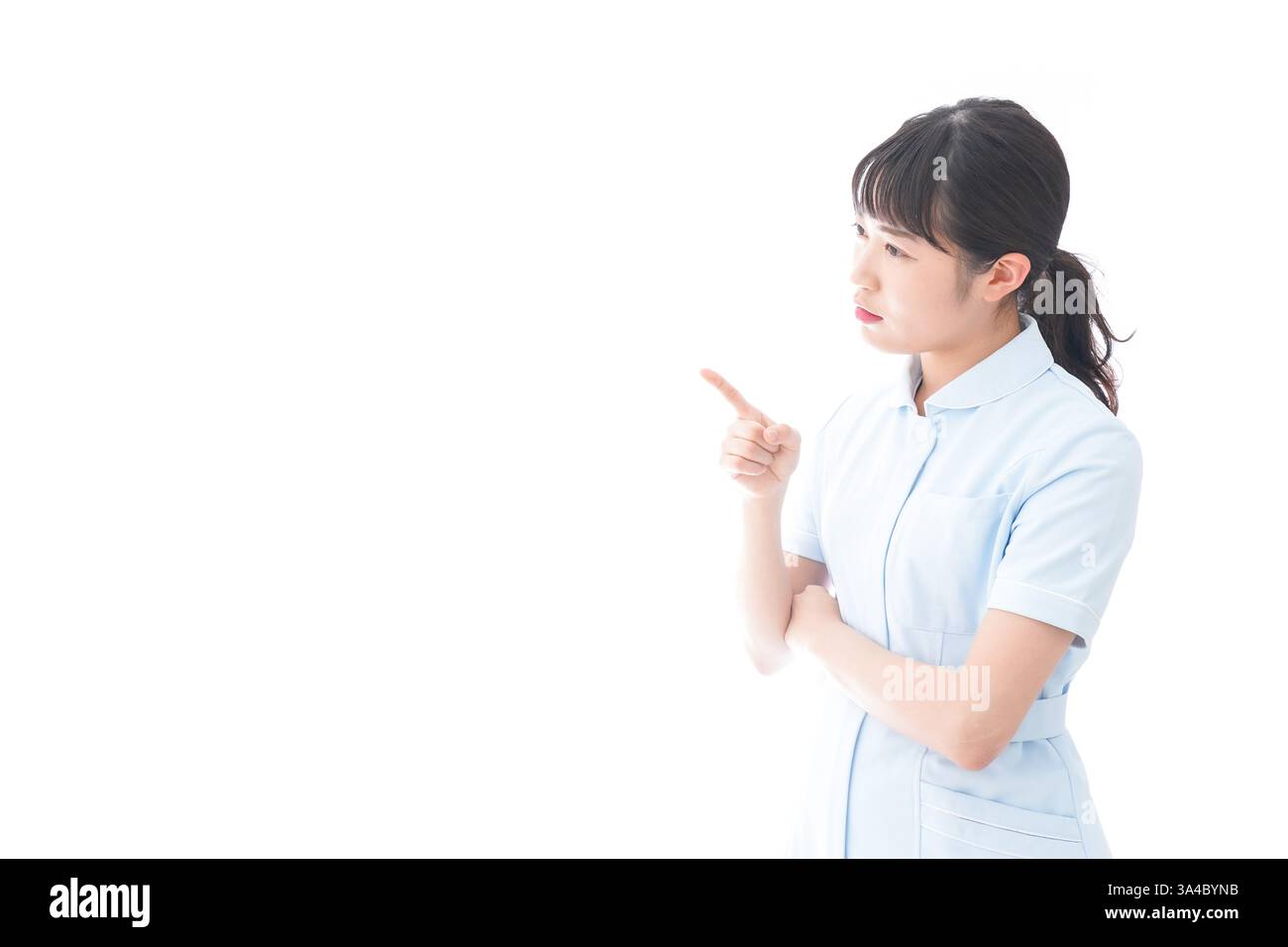 Angry young nurse Stock Photo - Alamy