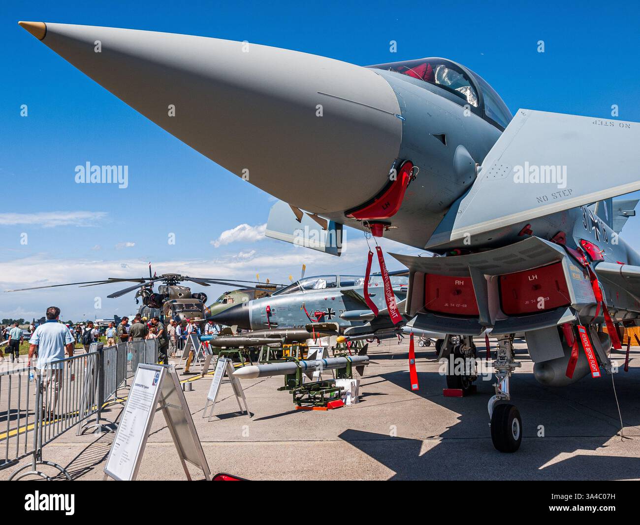 Belin, Germany - June.11.2010: Canard of Luftwaffe Eurofighter Typhoon ...