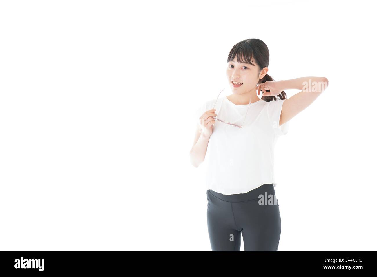 Isolated japanese woman wearing Cut Out Stock Images & Pictures - Alamy