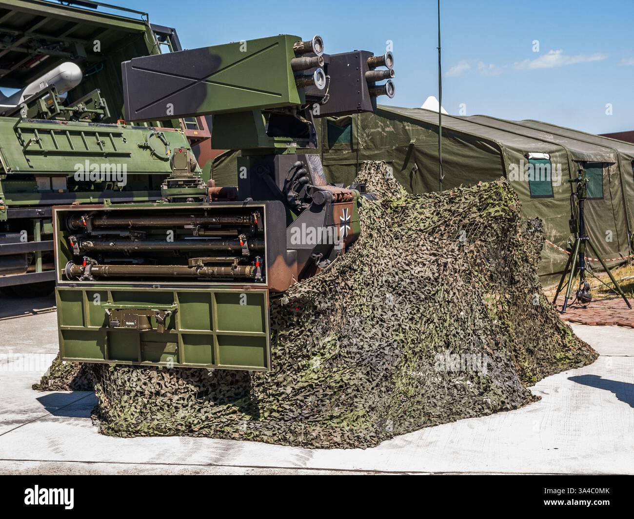 Belin, Germany - June.11.2010: The launch vehicle of Rheinmetall KZO ...