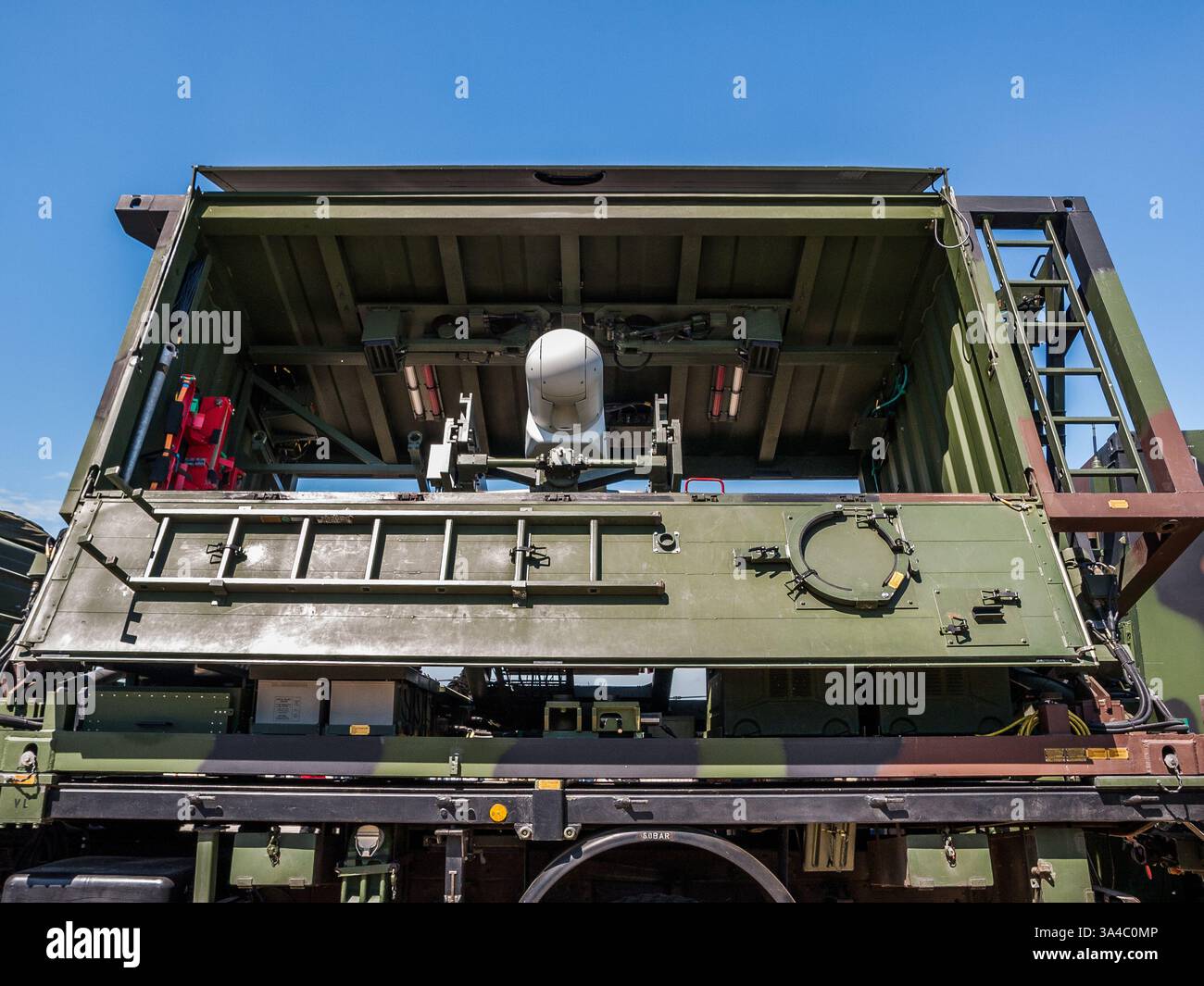 Belin, Germany - June.11.2010: The launch vehicle of Rheinmetall KZO ...