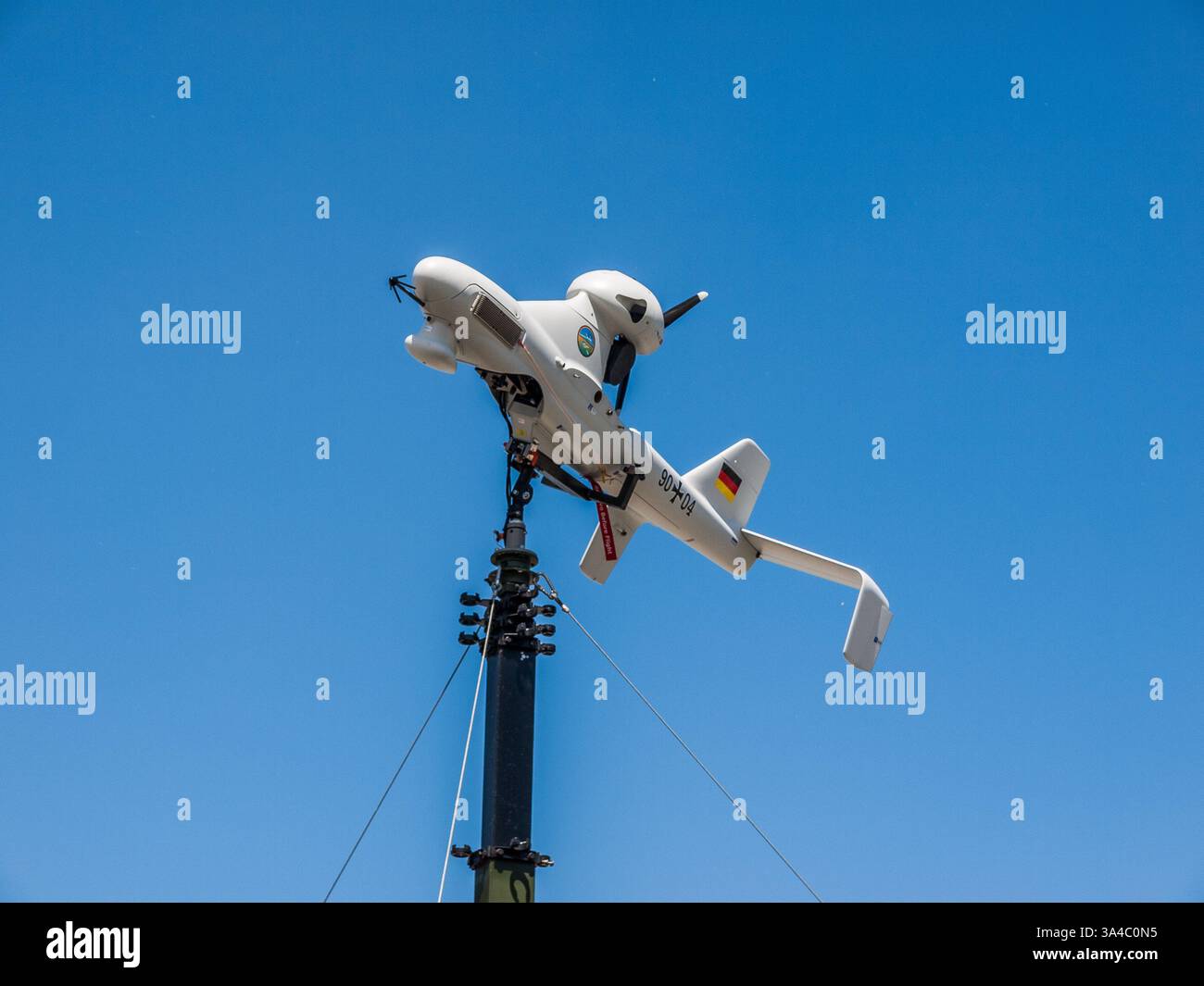 Belin, Germany - June.11.2010: EMT Luna X-2000 Unmanned surveillance ...