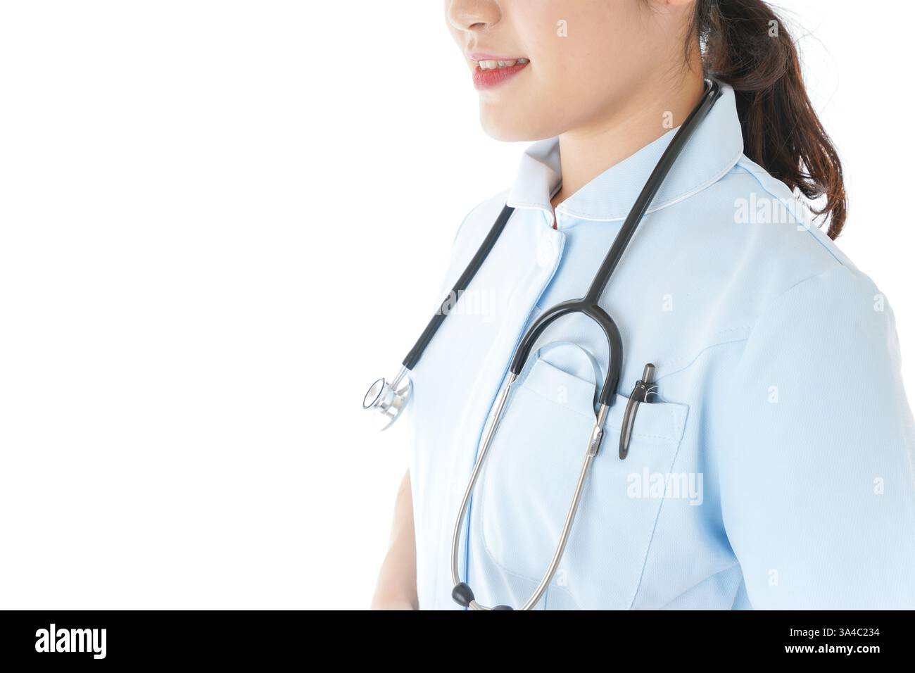 Young female nurse in nurse's uniform Stock Photo - Alamy