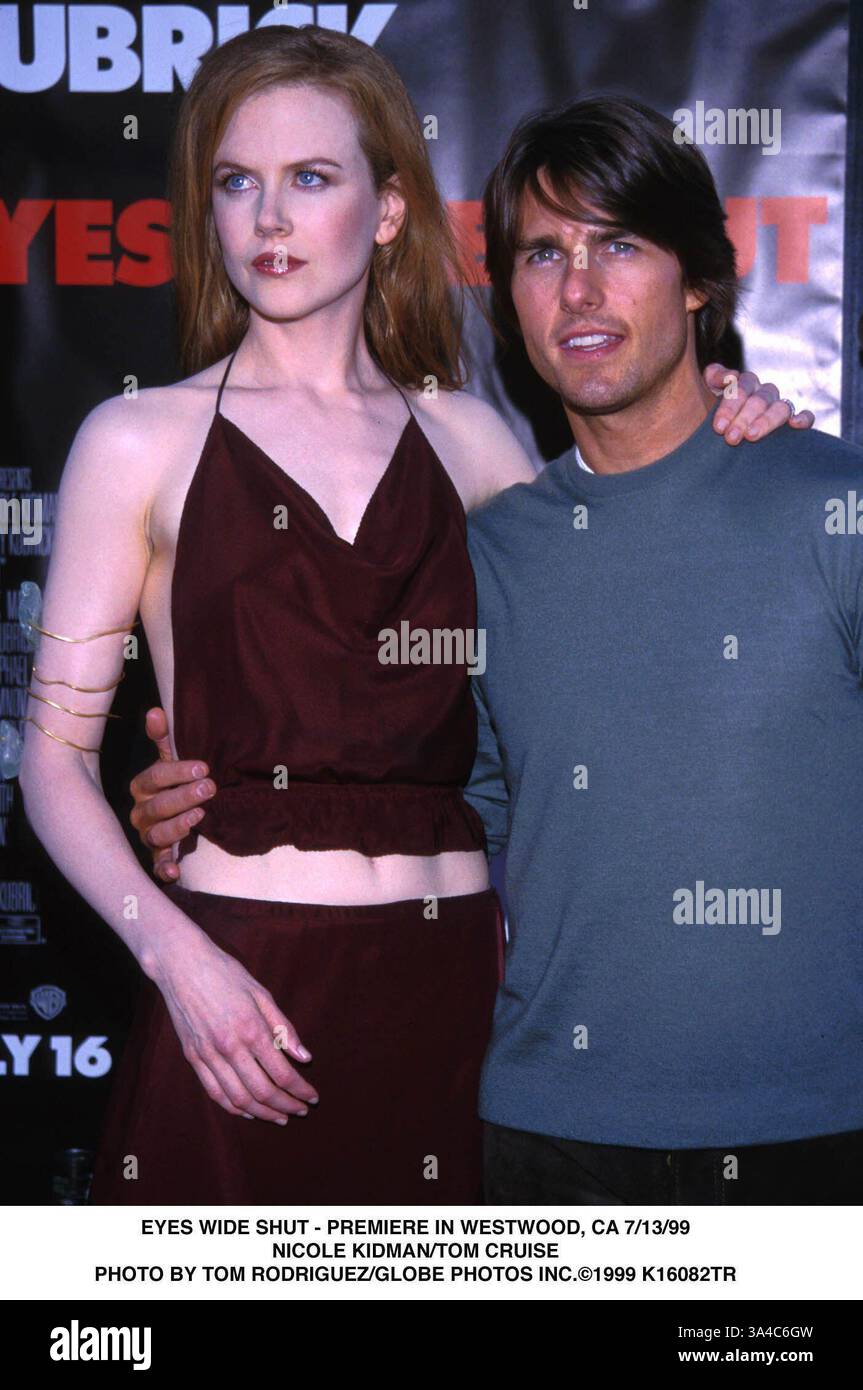 July 13, 1999 - Los Angeles, California, U.S. - NICOLE KIDMAN and TOM ...