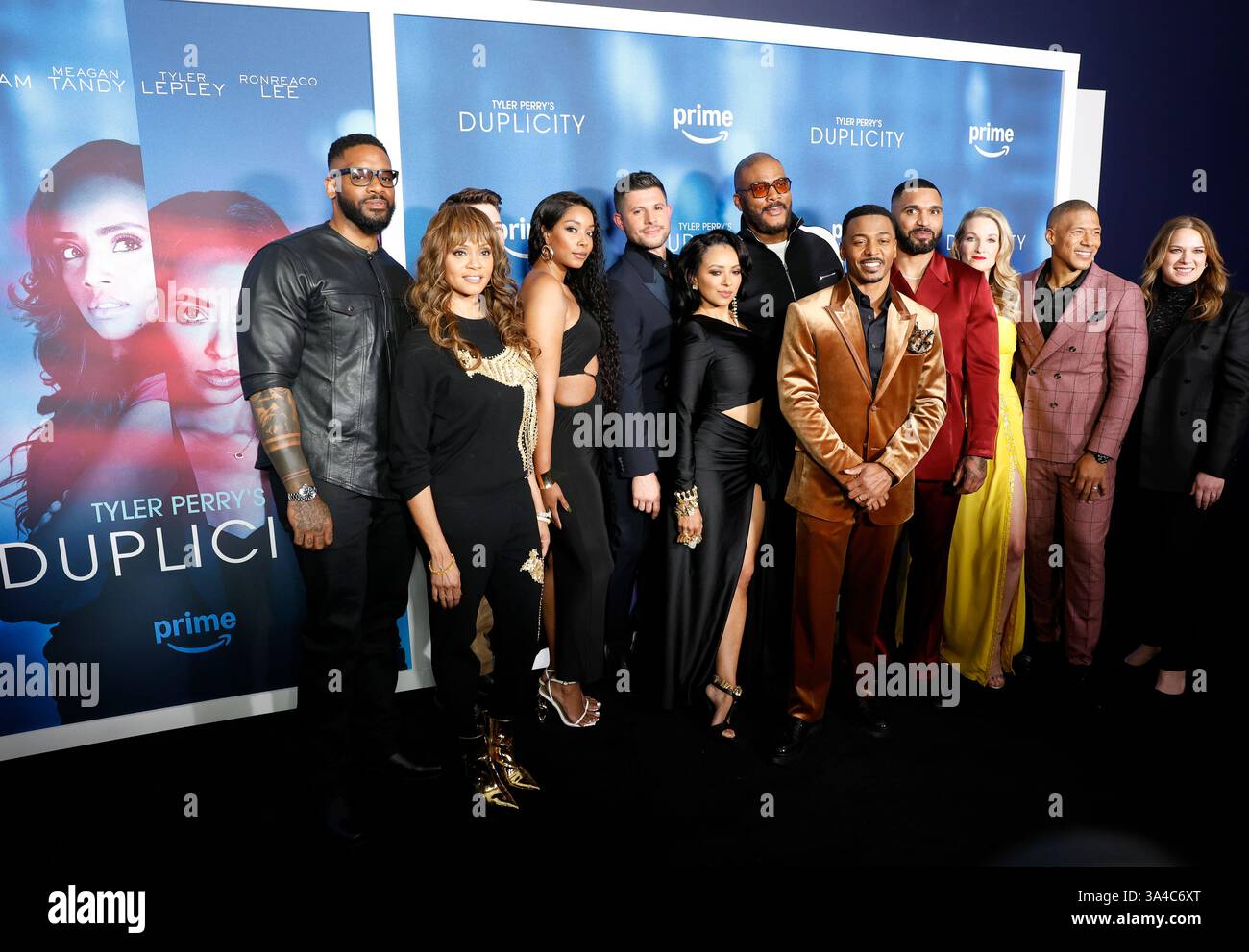 New York, United States. 18th Mar, 2025. Joshua Adeyeye, Amber Rasberry ...