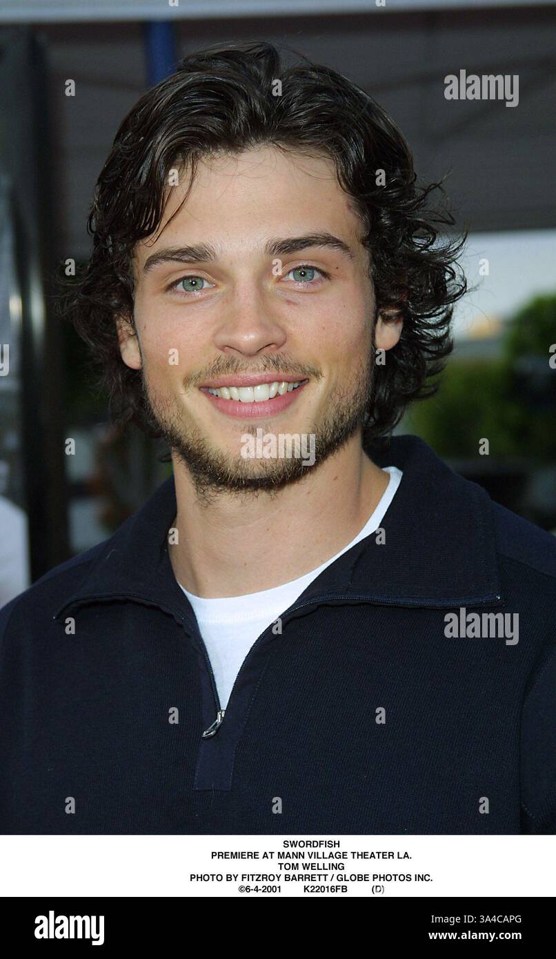 June 4, 2001 - SWORDFISH.PREMIERE AT MANN VILLAGE THEATER LA..TOM WELLING. FITZROY BARRETT / 6-4 ...