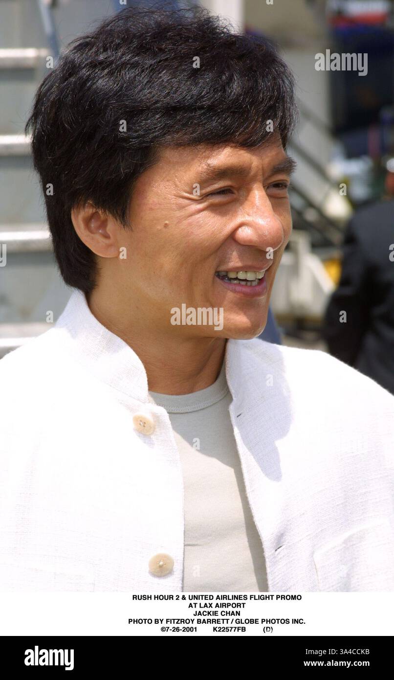 July 26, 2001 - RUSH HOUR 2 & UNITED AIRLINES FLIGHT PROMO.AT LAX ...