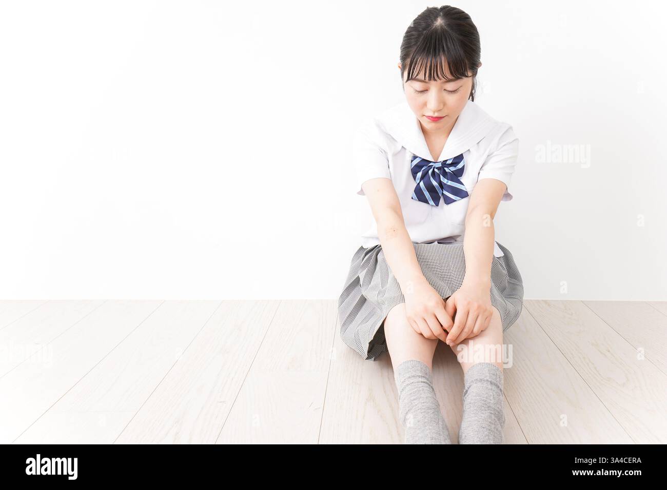 Troubled, bullying, student image Stock Photo - Alamy