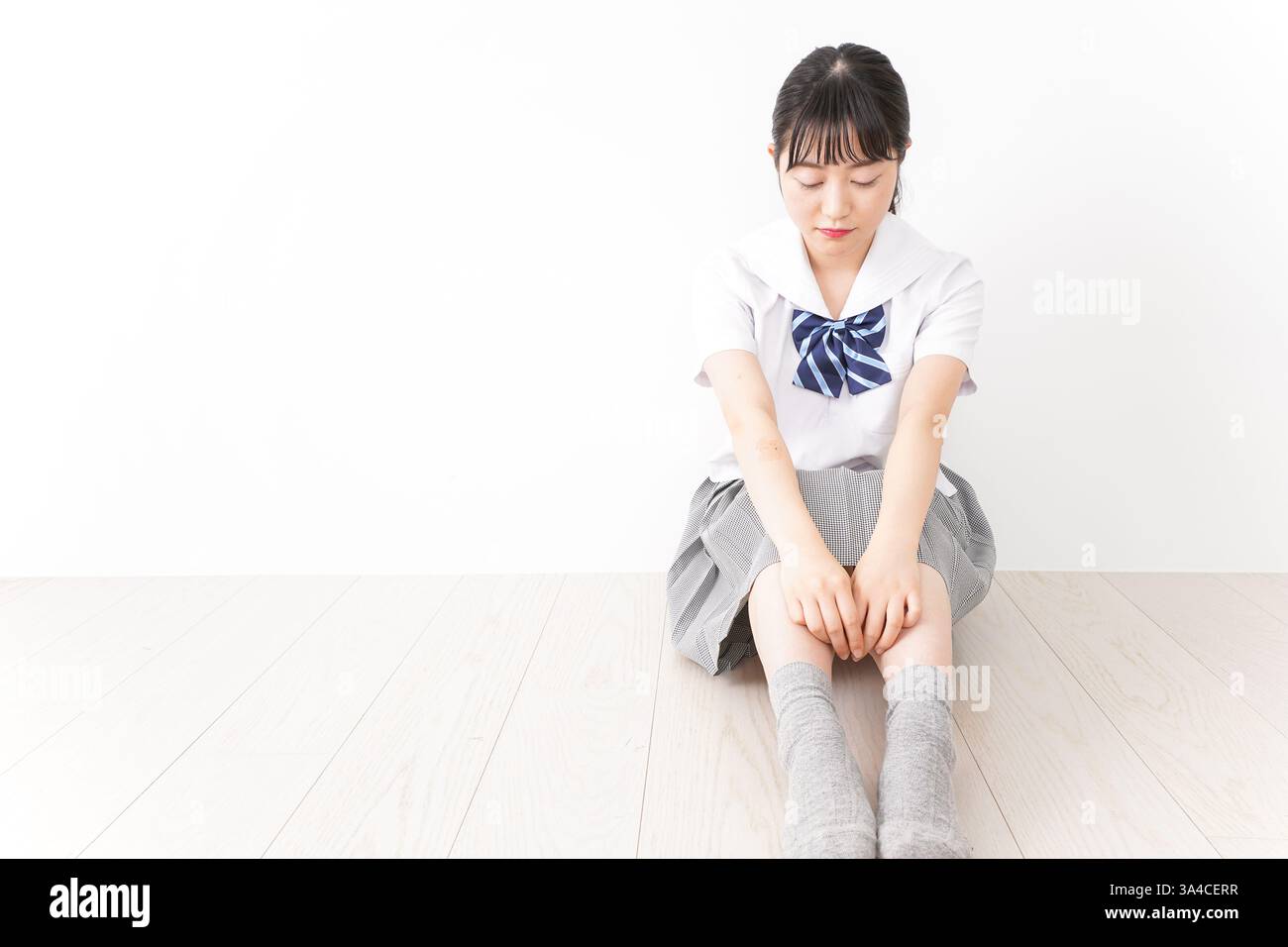 Troubled, bullying, student image Stock Photo - Alamy