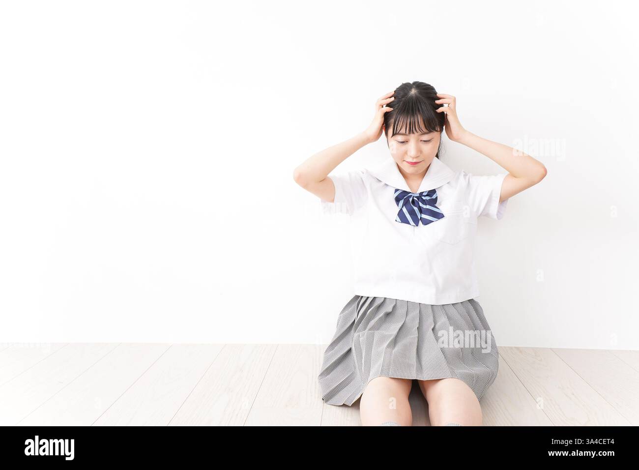 Troubled, bullying, student image Stock Photo - Alamy