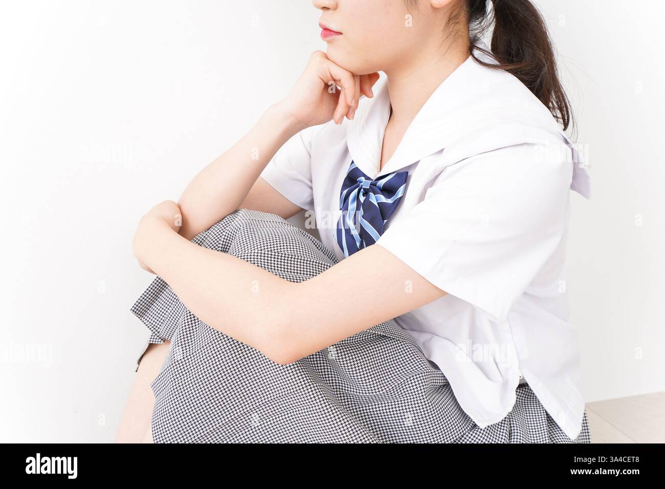 Troubled, bullying, student image Stock Photo - Alamy