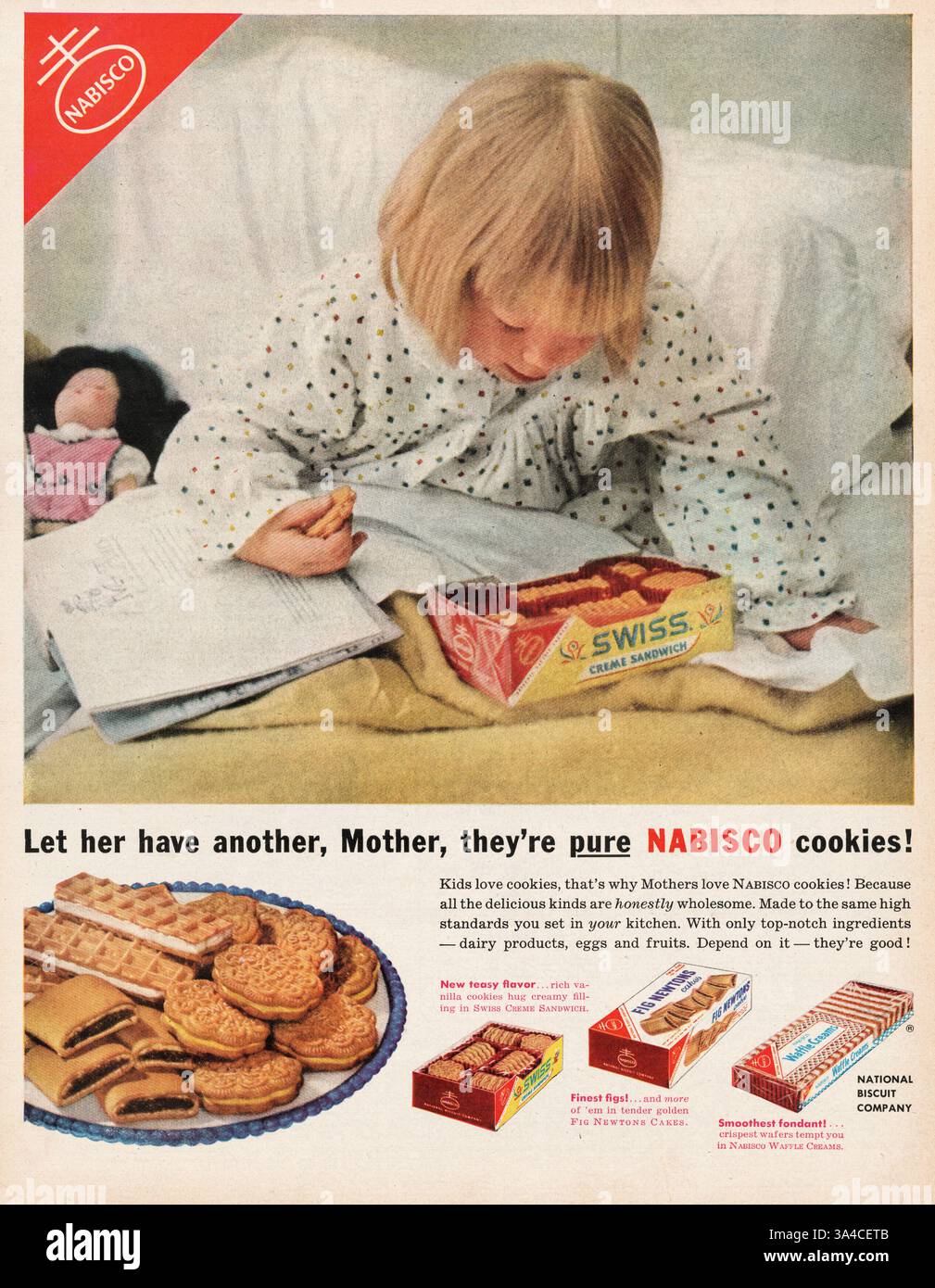 1953 u s magazine nabisco cookies advert hi-res stock photography and ...