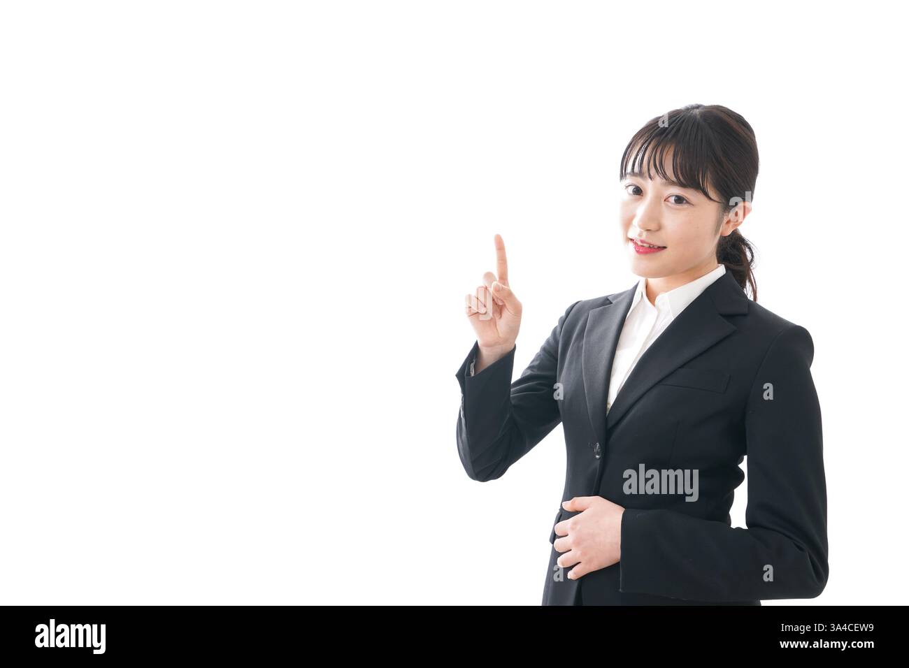 Young employee in time Cut Out Stock Images & Pictures - Alamy