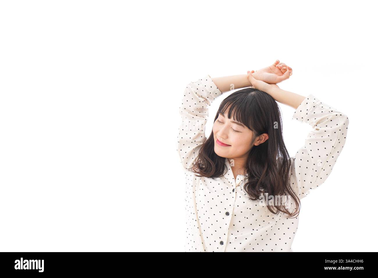 Woman waking up Stock Photo - Alamy