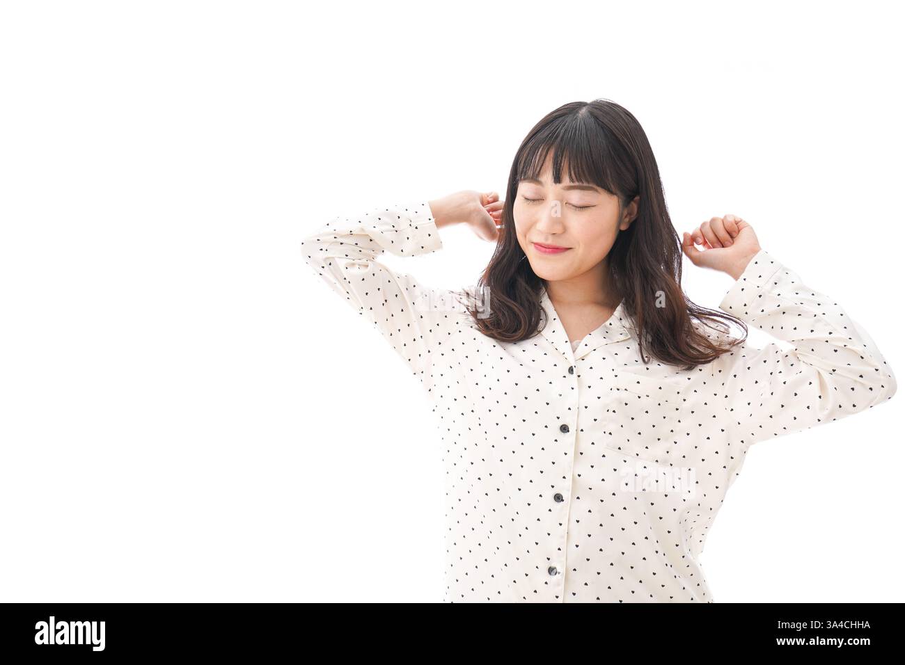 Woman waking up Stock Photo - Alamy