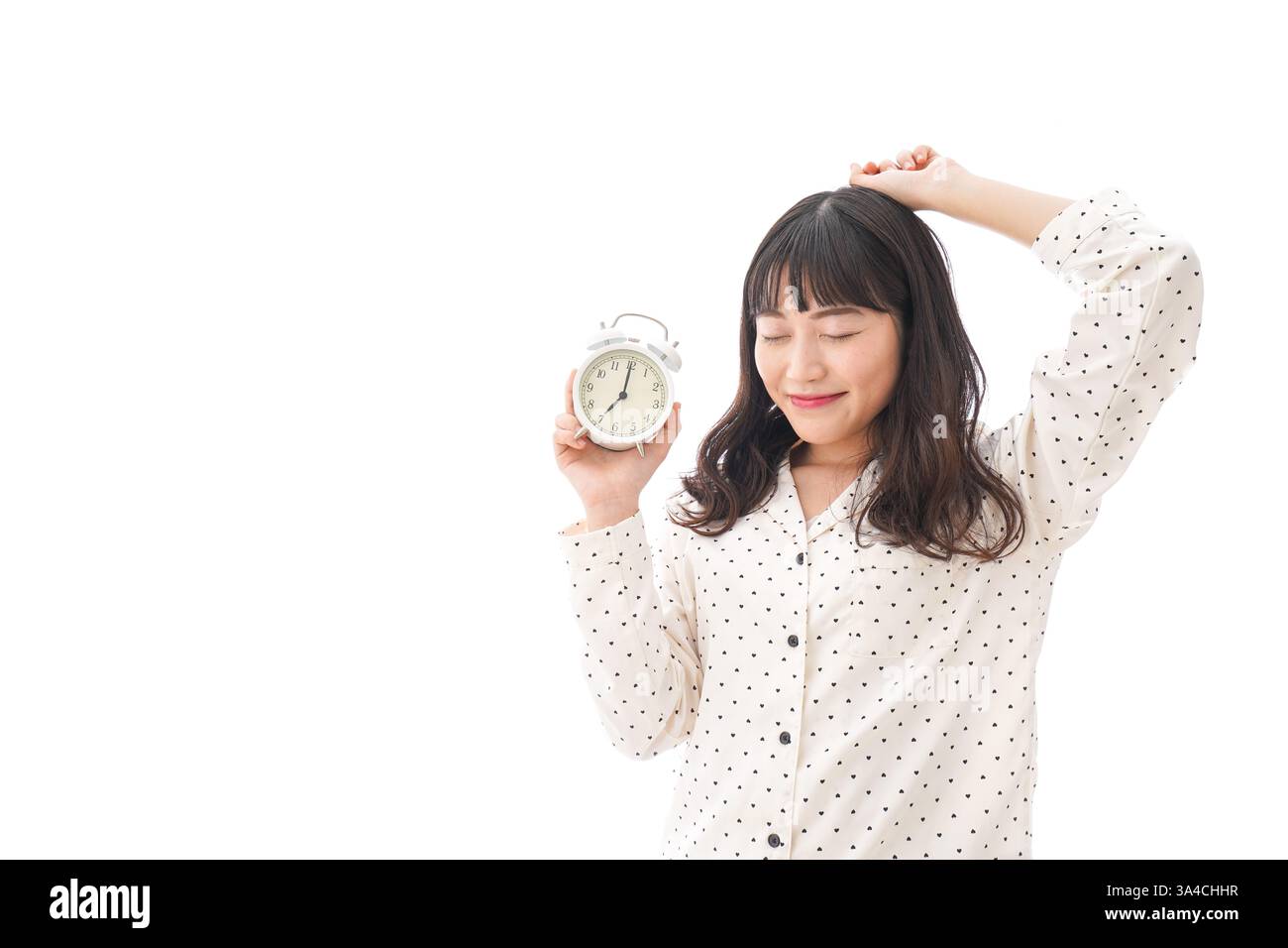 Woman waking up Stock Photo - Alamy