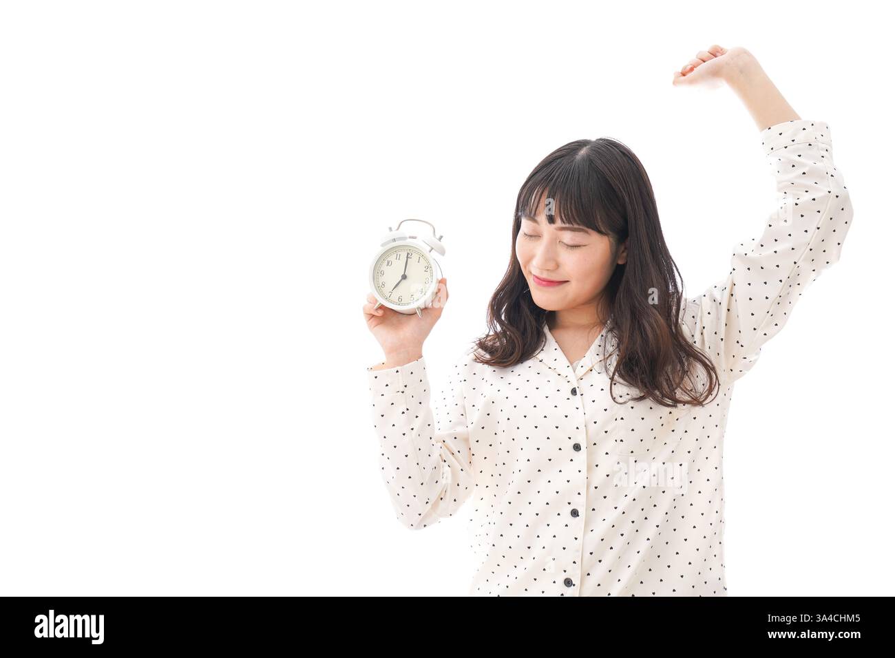 Woman waking up Stock Photo - Alamy