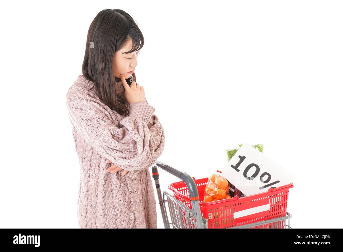 Person shopping in store Cut Out Stock Images & Pictures - Alamy