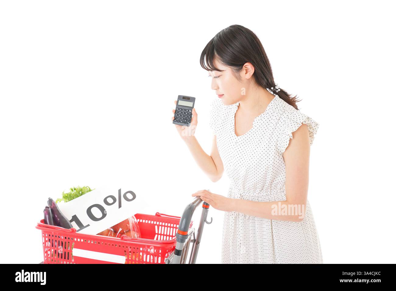 Consumption tax increase and shopping image Stock Photo - Alamy