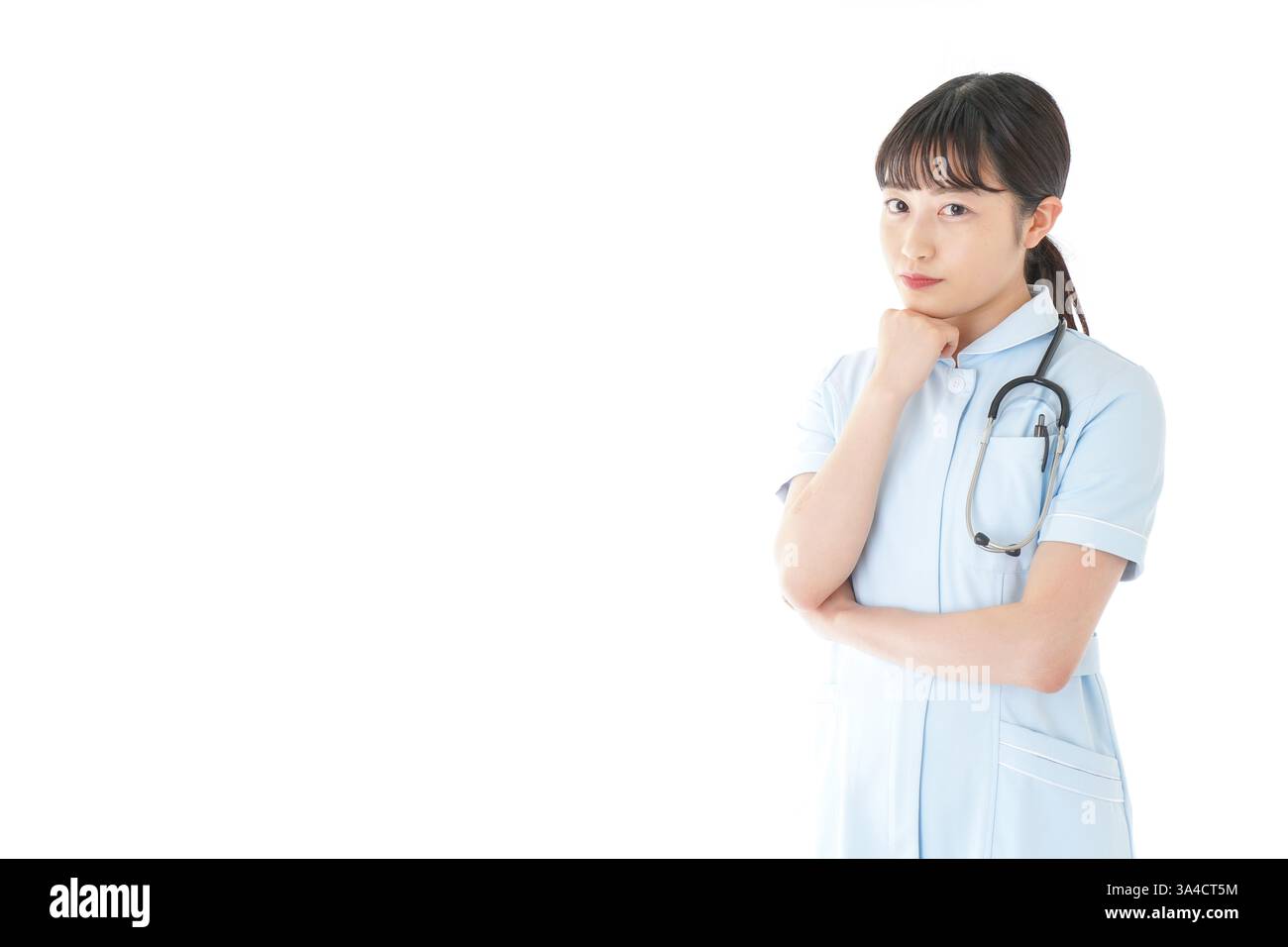 Young nurses in distress Stock Photo - Alamy