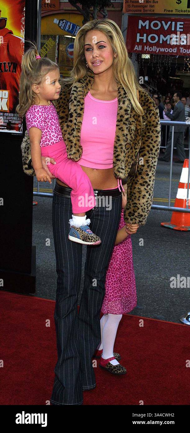 Jan. 11, 2003 - Hollywood, CALIFORNIA, USA - SHAUNA SAND AND CHILDREN ...