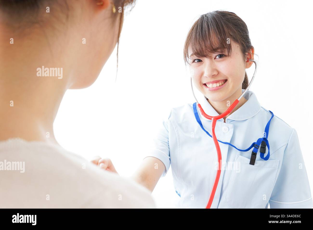 Woman being treated for illness Stock Photo - Alamy