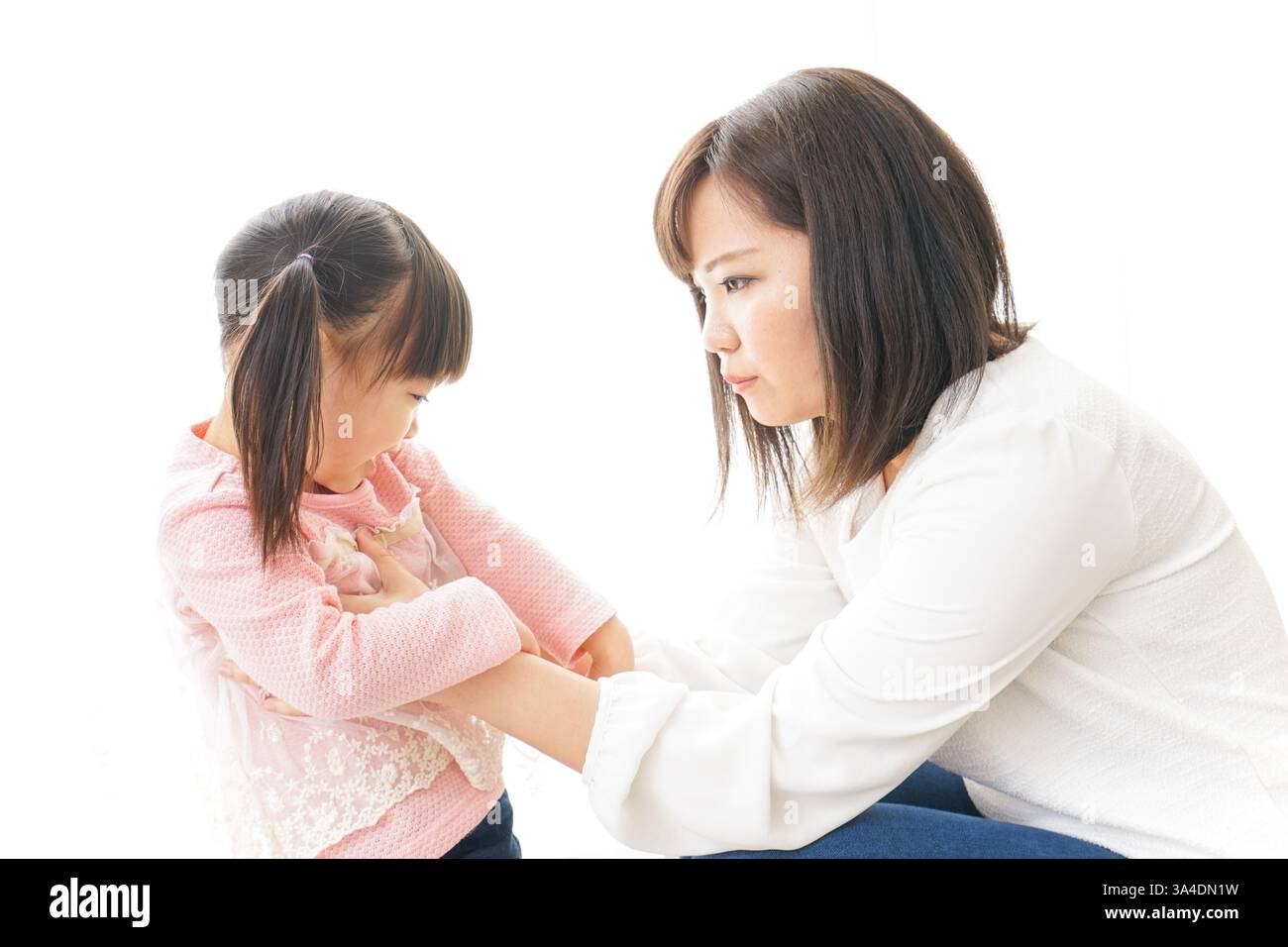 Mother disciplining her child Stock Photo - Alamy
