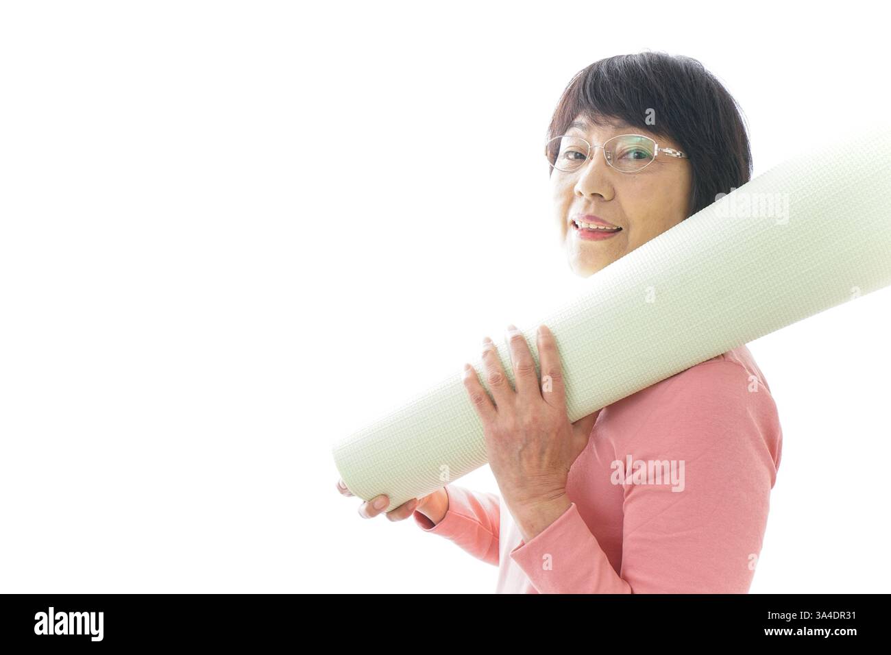 Senior stretching exercise Cut Out Stock Images & Pictures - Alamy