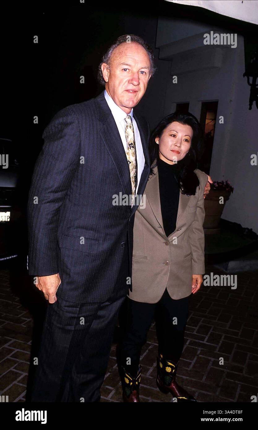 1992 - Gene Hackman and wife, Betsy.(Credit Image: © Lisa Rose/ZUMA ...