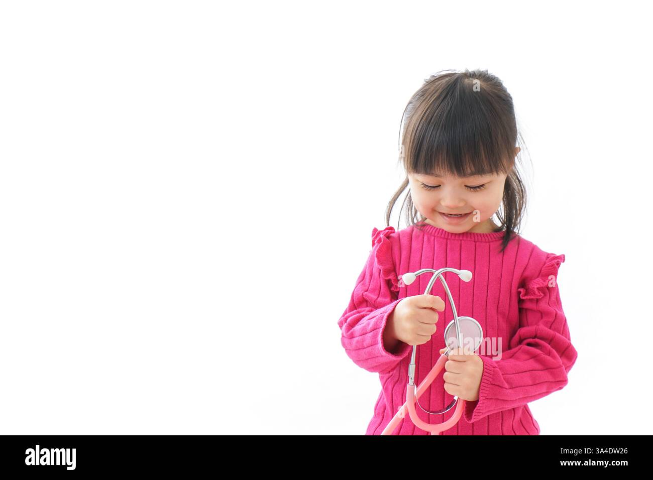 Child playing doctor Stock Photo - Alamy