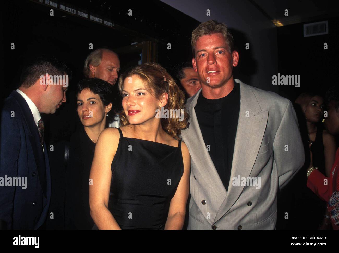 Jan. 7, 2008 - TROY AIKMAN SANDRA BULLOCK 1995. LISA ROSE- PHOTOS ...
