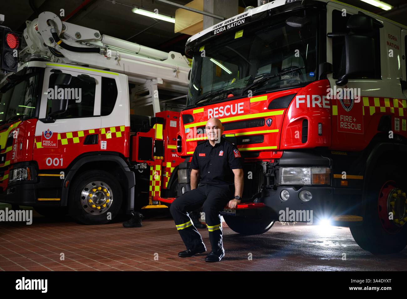 Sydney, Australia. 18th Mar, 2025. Fire and Rescue NSW Inspector ...