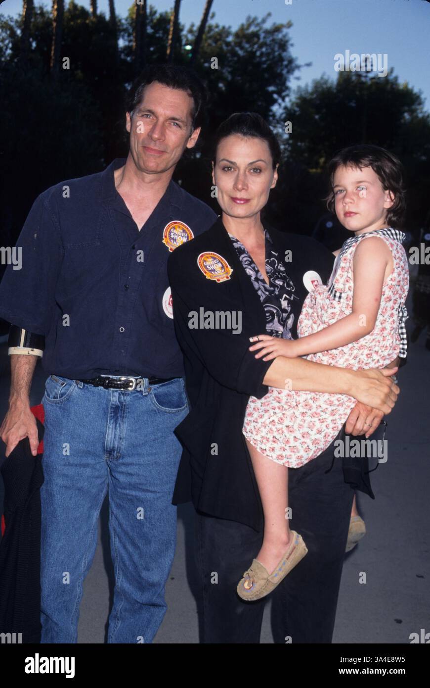 MEL HARRIS with husband Cotter Smith and their daughter Madeline at ...