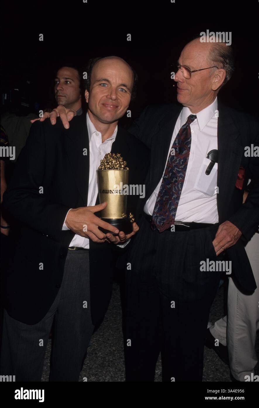 CLINT HOWARD with father Rance Howard at 1998 MTV movie awards in Santa ...