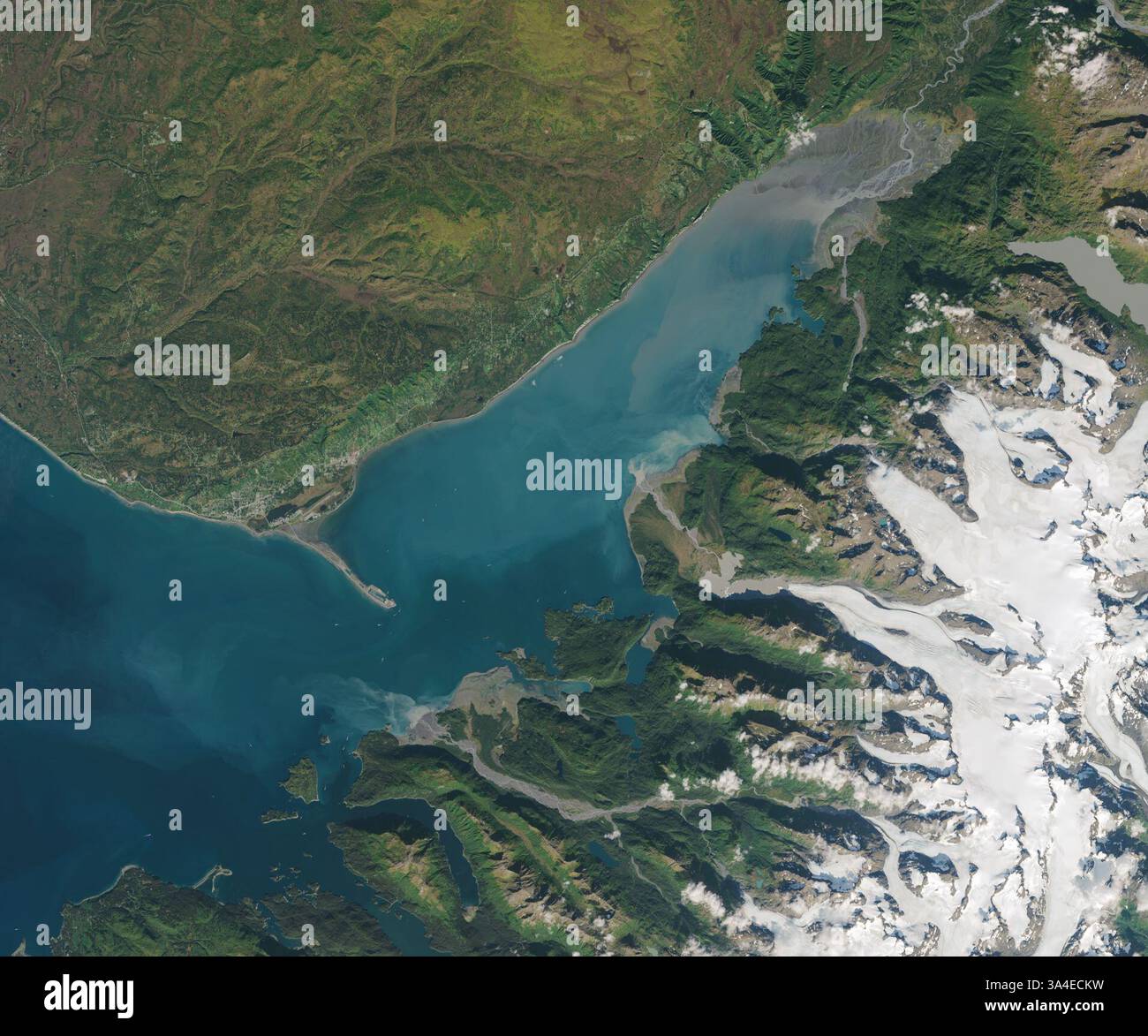 Kachemak Bay, Alaska, USA. 6th Mar, 2025. The OLI (Operational Land ...