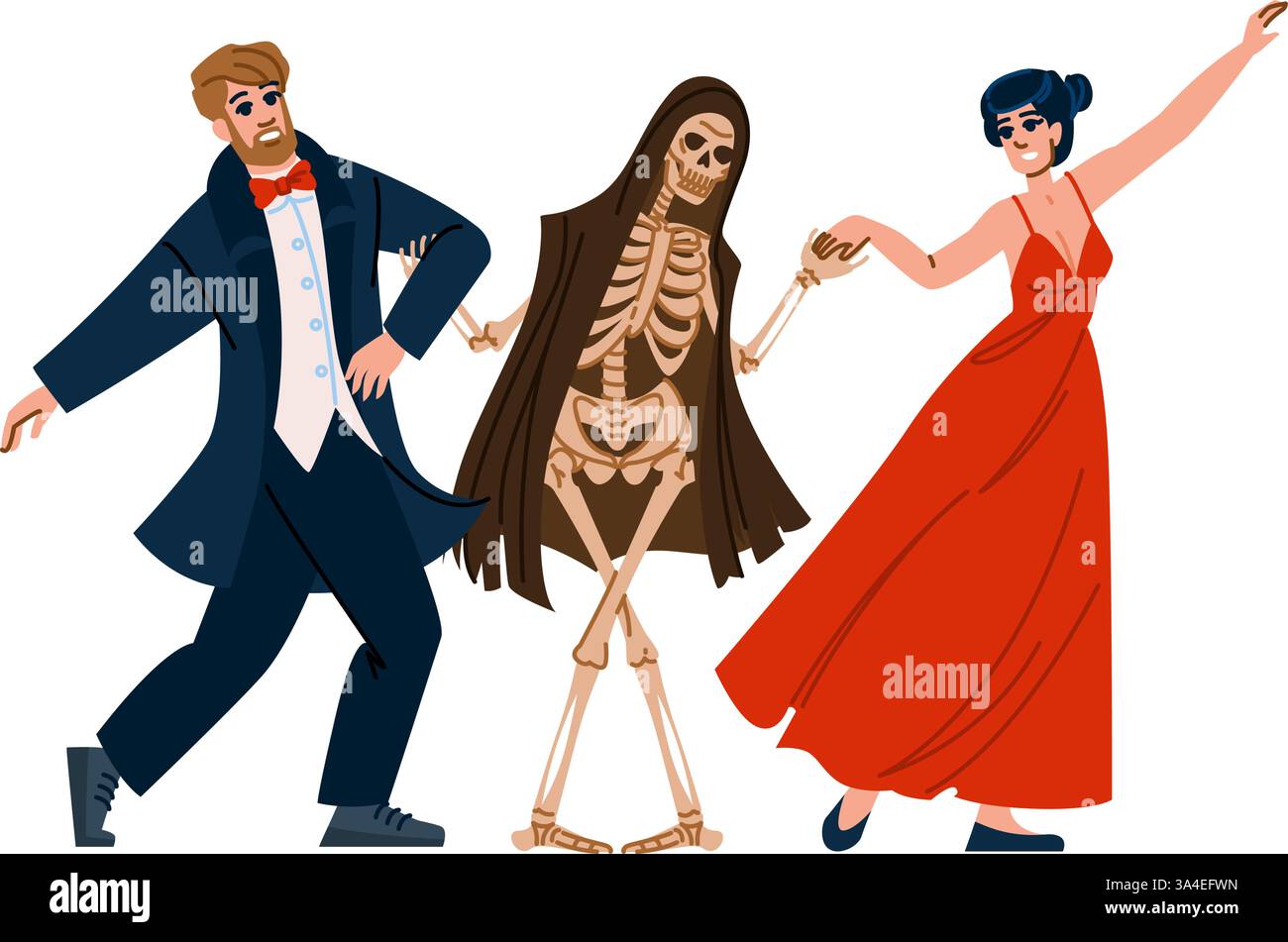 allegory danse macabre vector Stock Vector Image & Art - Alamy