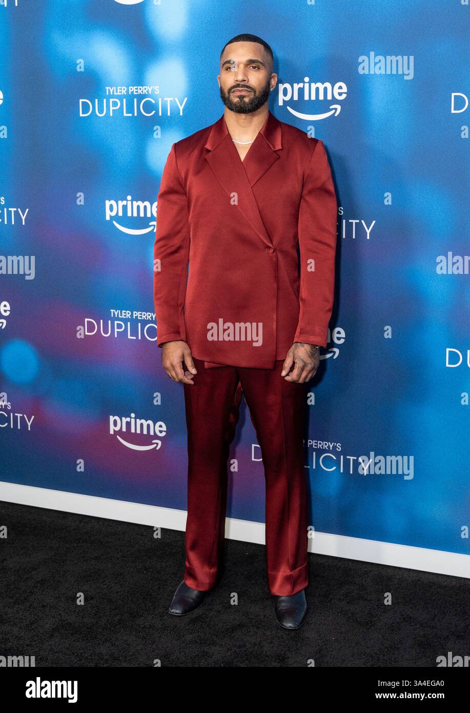 New York, NY, March 18, 2025: Tyler Lepley attends premiere of ...