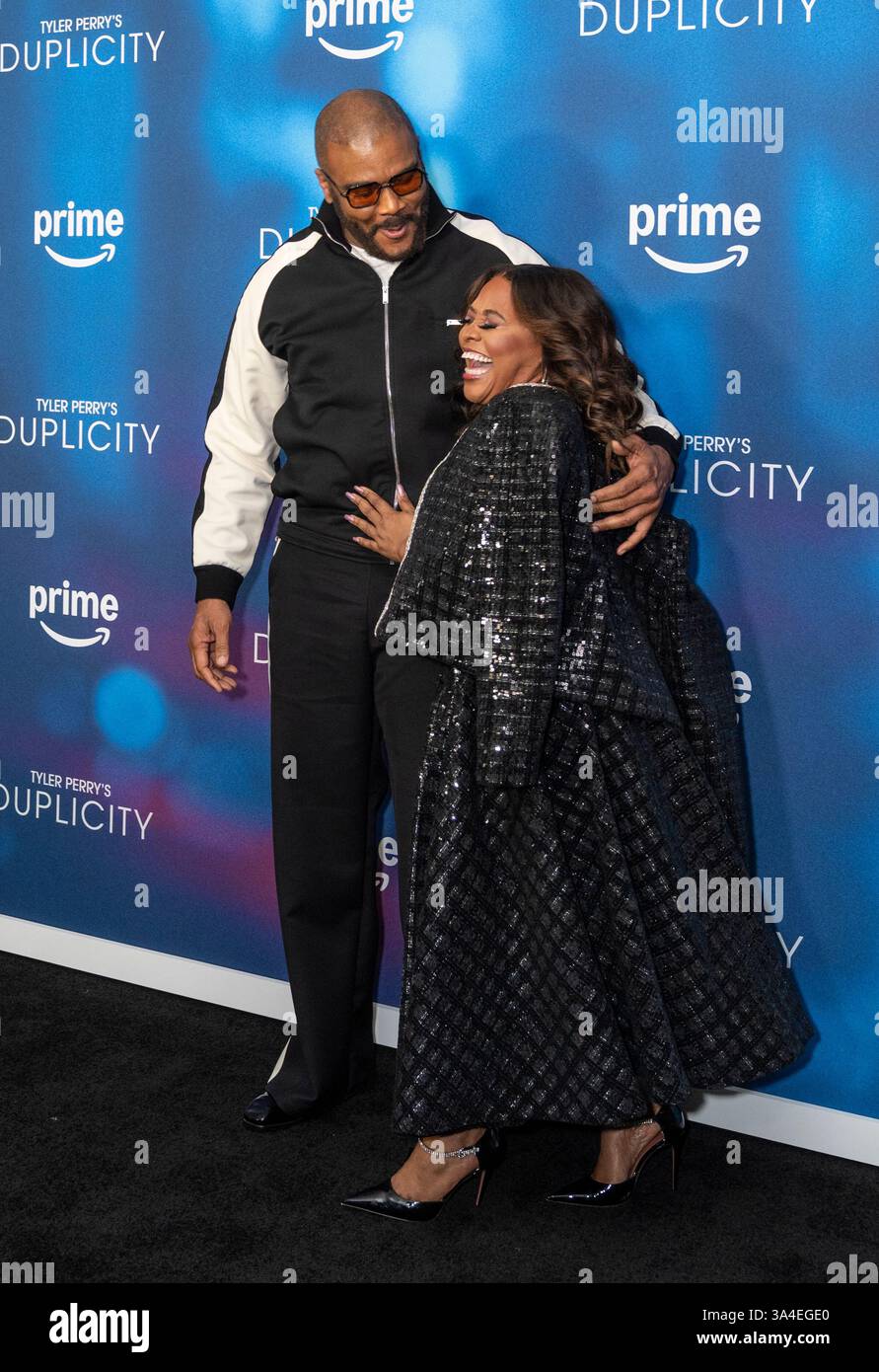 New York, NY, March 18, 2025: Tyler Perry and Sherri Shepherd attend ...