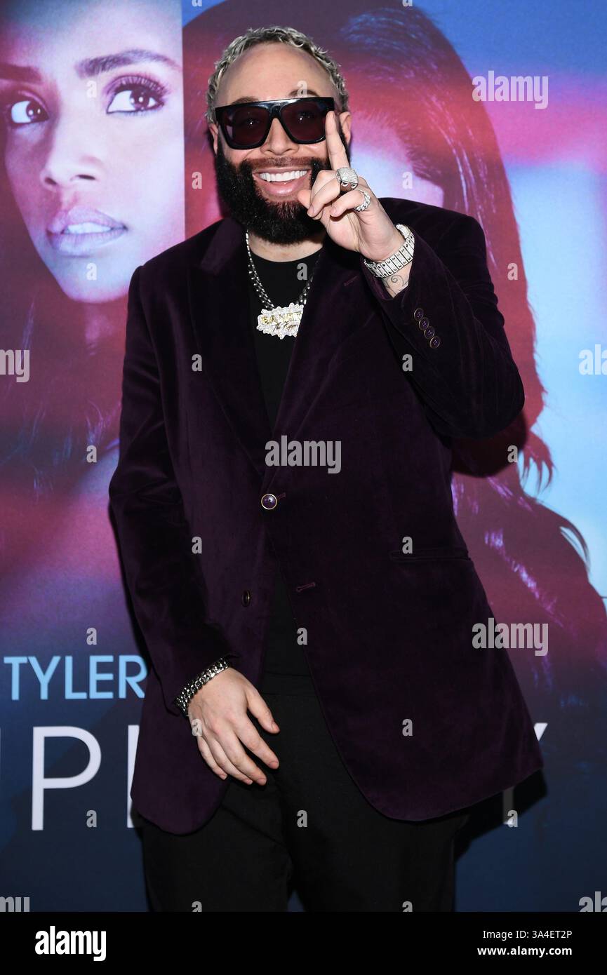 New York, USA. 18th Mar, 2025. Bandit The Rapper attends Tyler Perry's ...