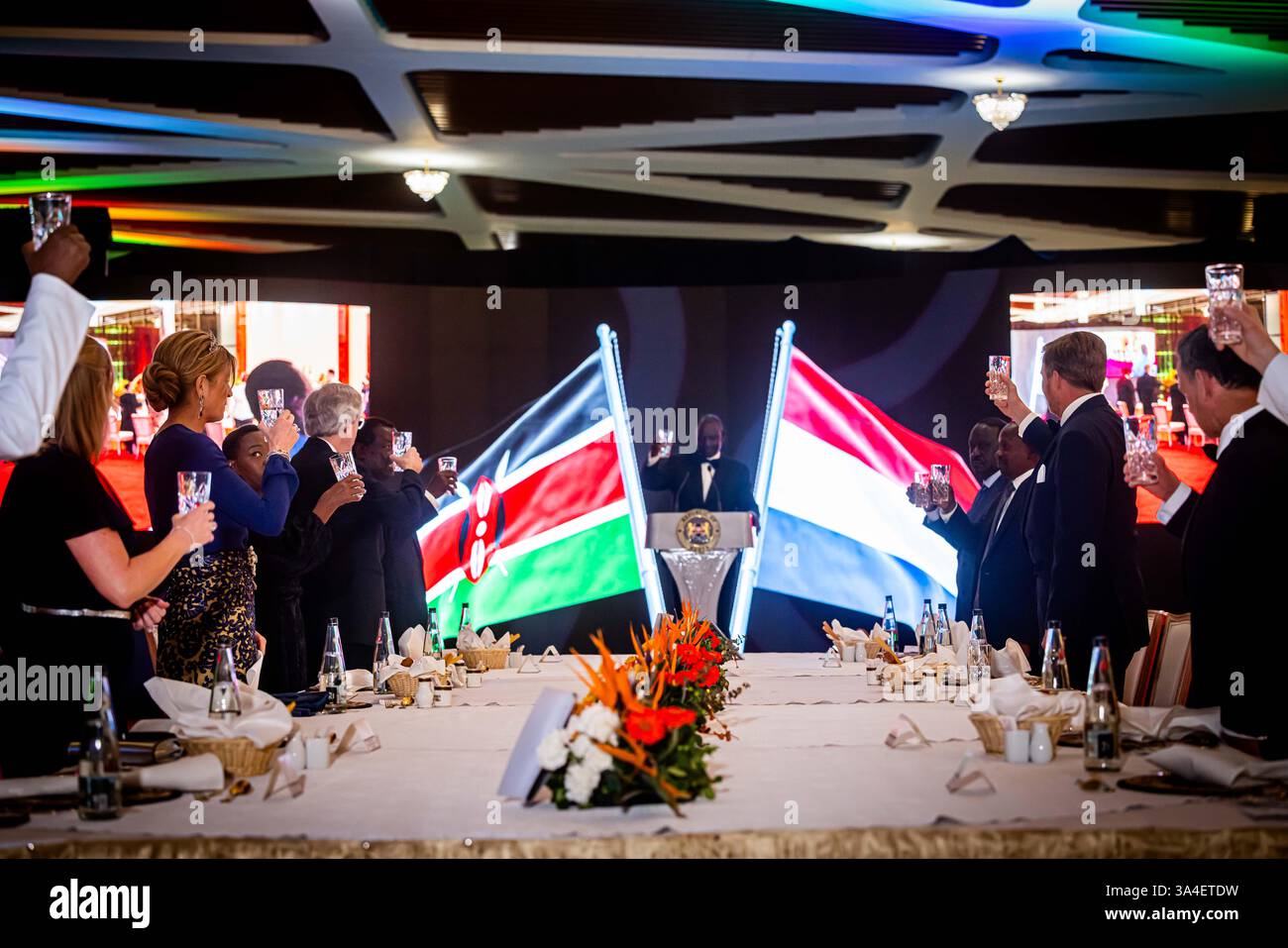 Nairobi, Kenya. 18th Mar, 2025. King Willem-Alexander, Queen Maxima ...