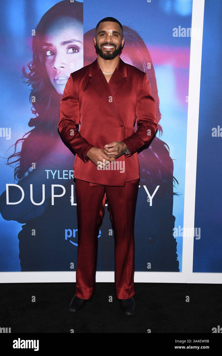 New York, USA. 18th Mar, 2025. Tyler Lepley attends Tyler Perry's ...